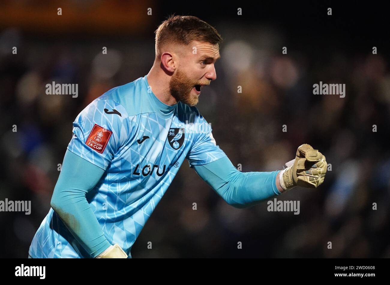 Norwich City goalkeeper George Long during the Emirates FA Cup Third ...