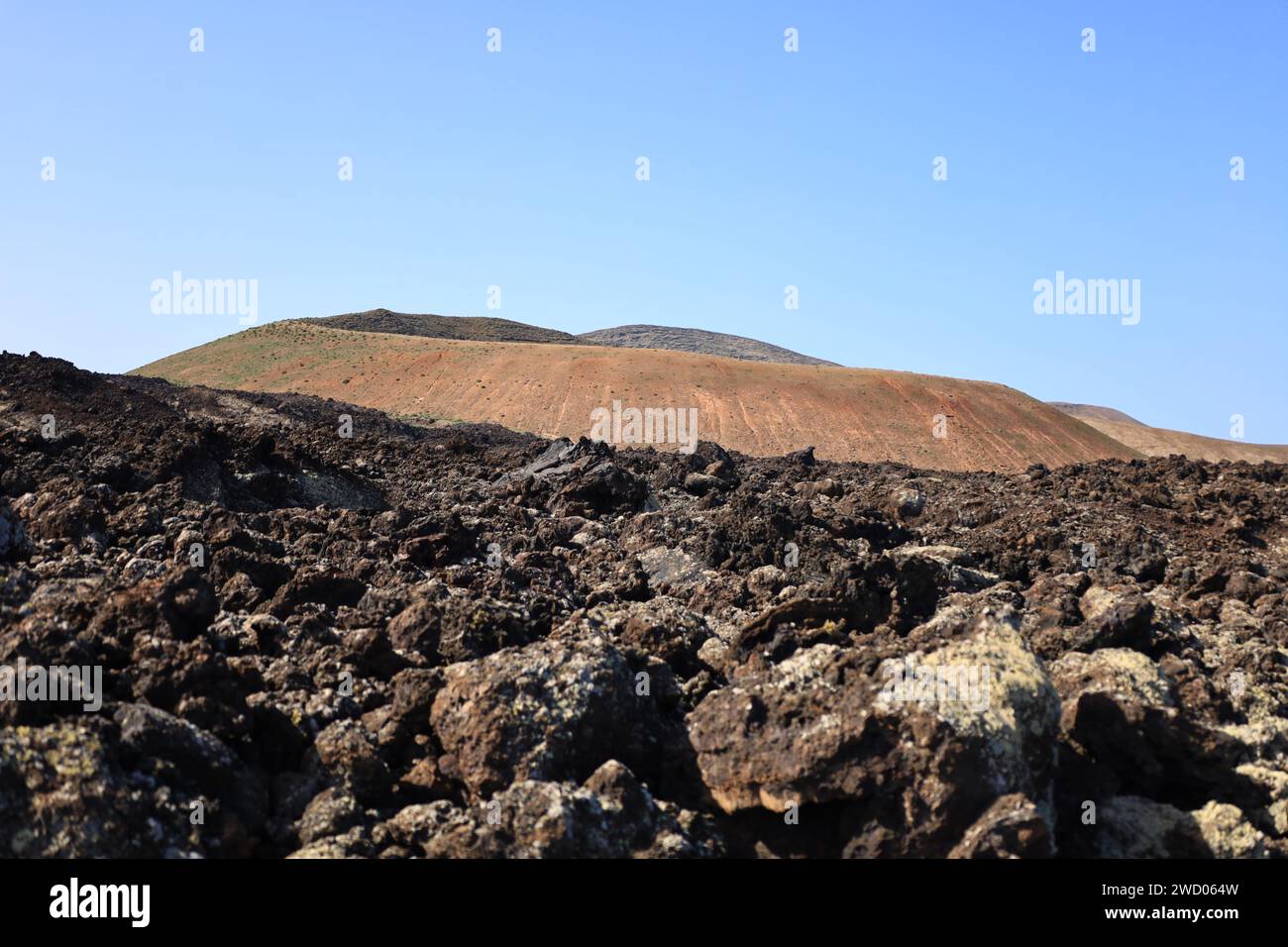 Caldera Blanca is a volcano located on the island of Lanzarote, in the ...