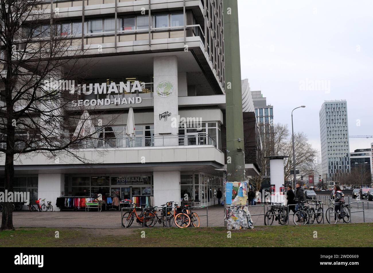 Berlin /Germany . 07 March 2019. Humana second-hand store on ...