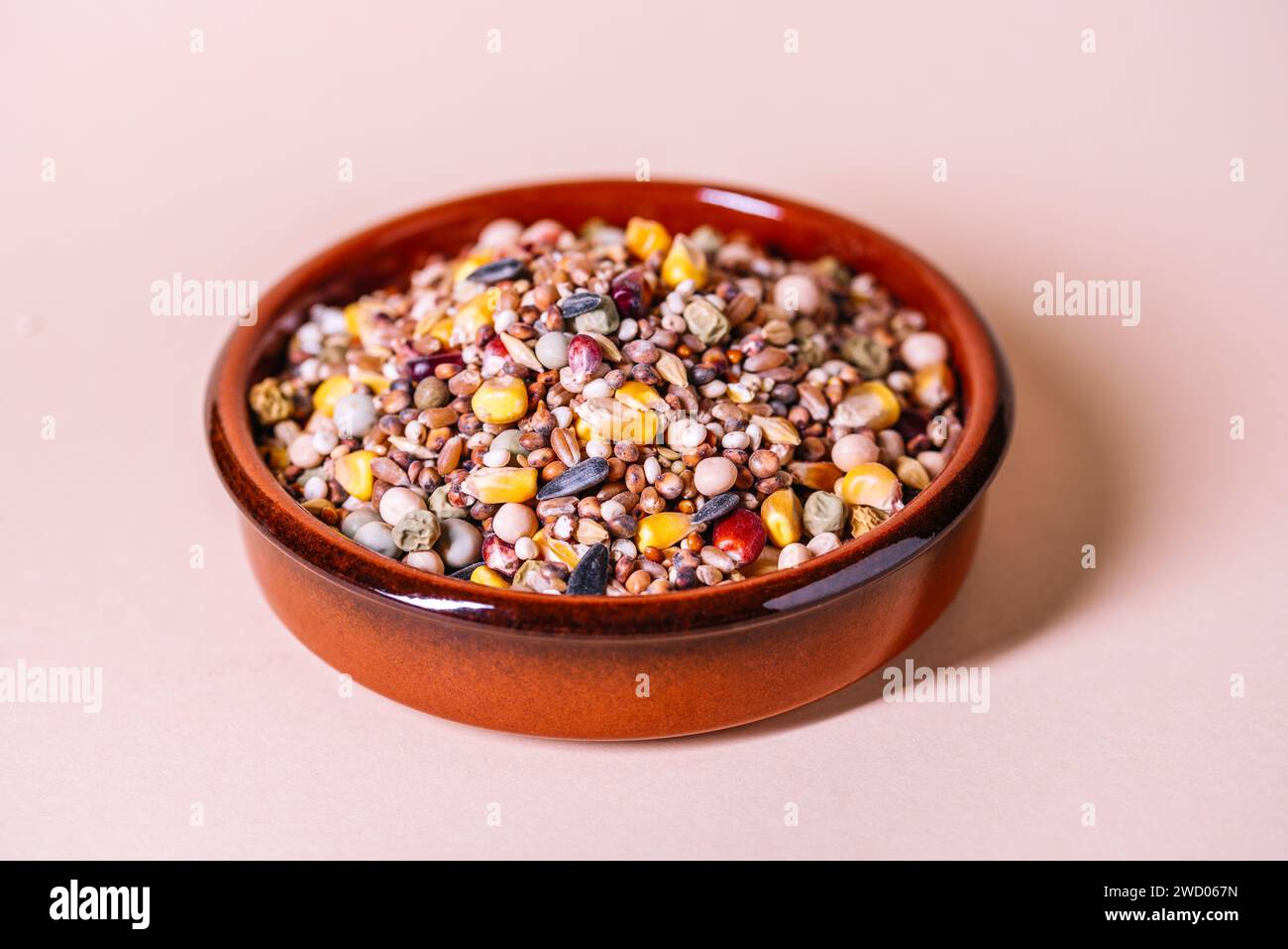 Pigeon feed mix. Birds food Stock Photo - Alamy