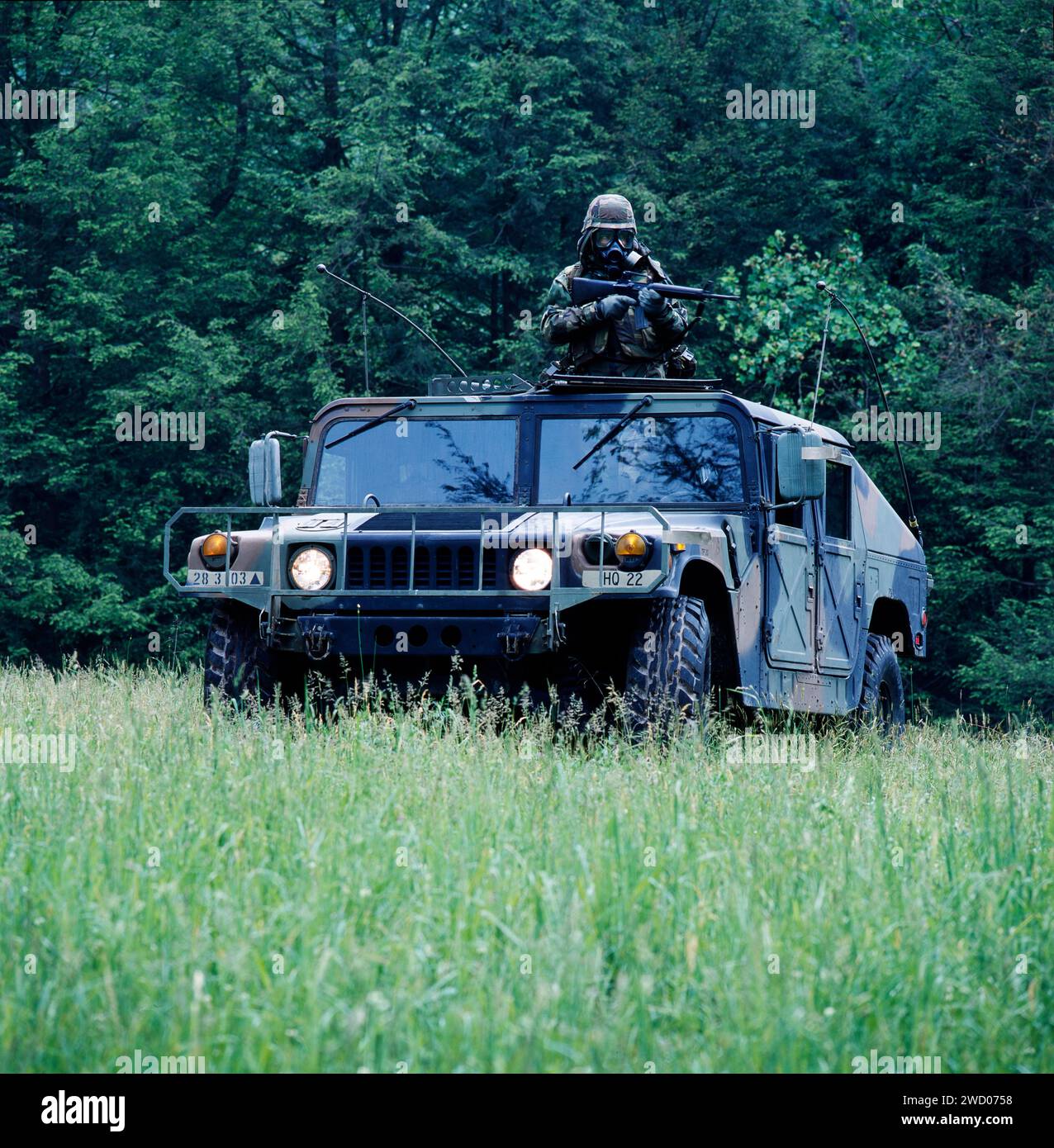 Soldier in training; Humvee jeep; U.S. Army; Pennsylvania National ... Soldier in training; Humvee jeep; U.S. Army; Pennsylvania National ...