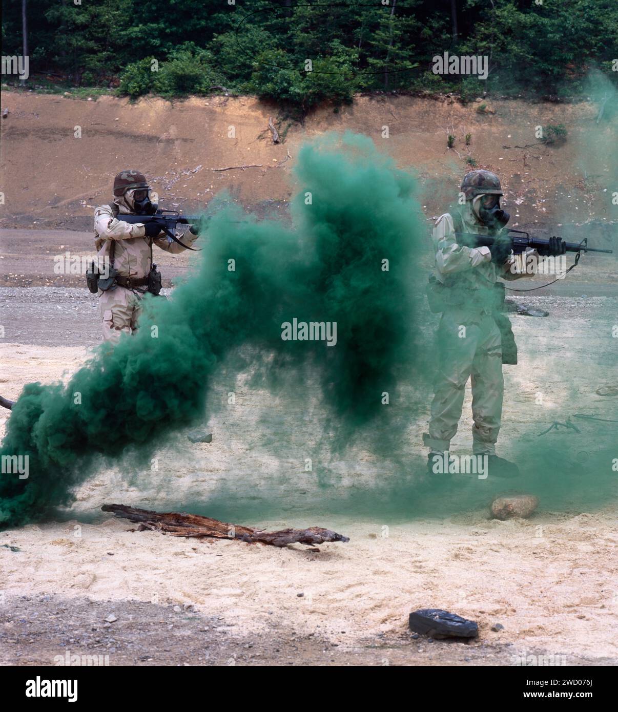 Soldiers in training shooting automatic rifles; U.S. Army; Pennsylvania ... Soldiers in training shooting automatic rifles; U.S. Army; Pennsylvania ...