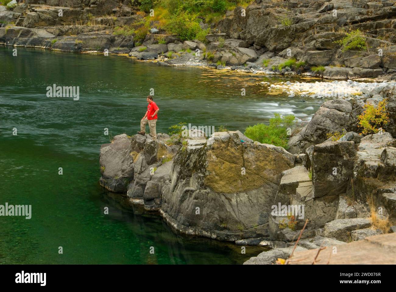 The Forks (confluence of Middle and South Forks Smith River), Smith ...