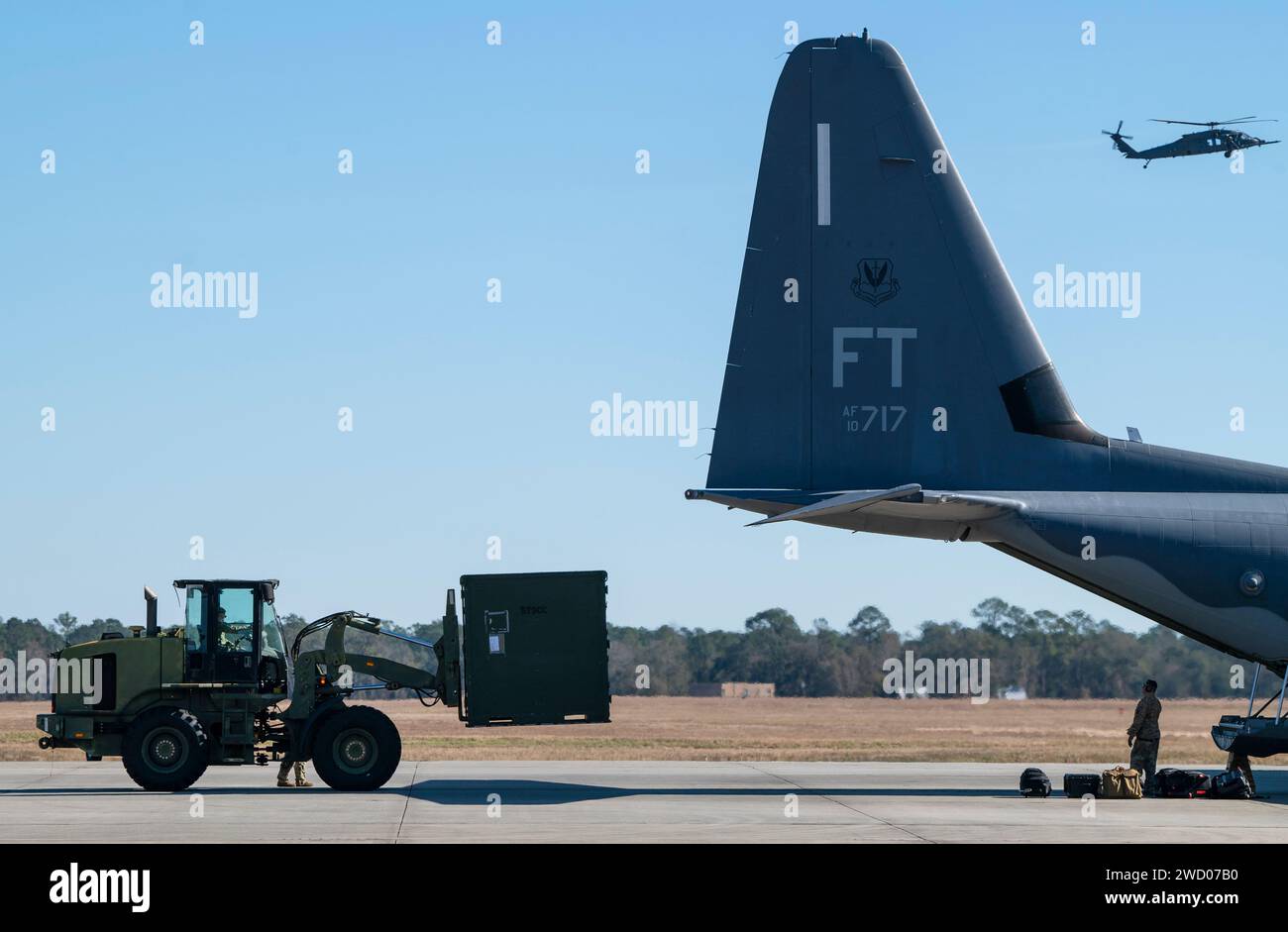 U.S. Air Force Airmen assigned to the 71st Rescue Generation Squadron ...
