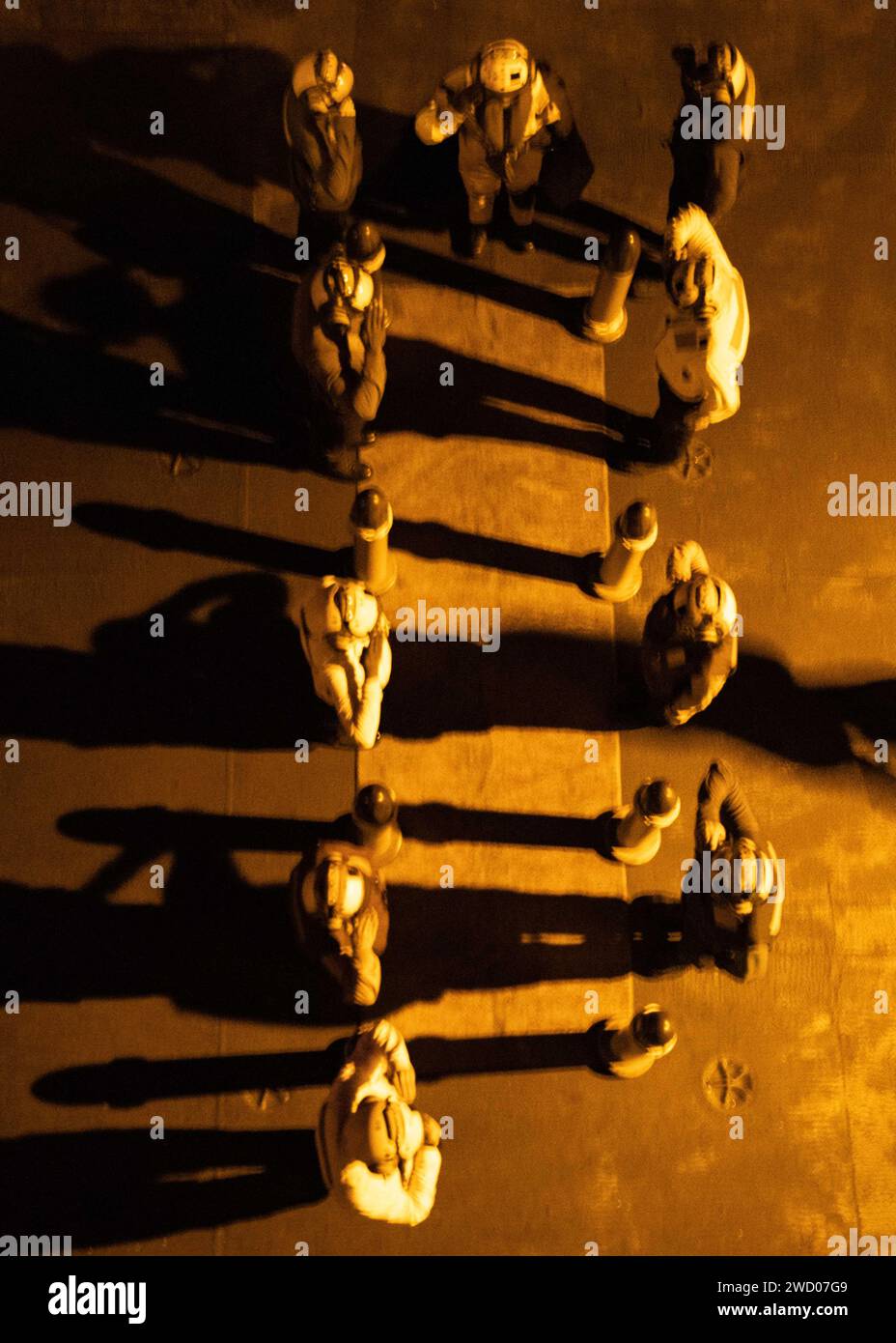 Vice Adm. Doug Perry, Commander, U.S. 2nd Fleet, is piped aboard the ...