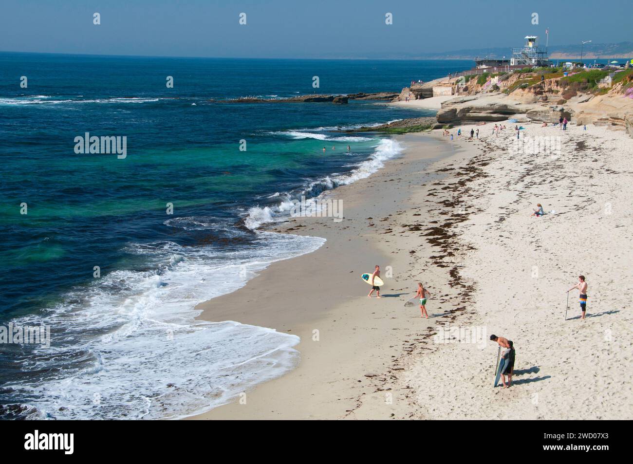 Beach view, Ellen Browning Scripps Marine Park, La Jolla, California ...