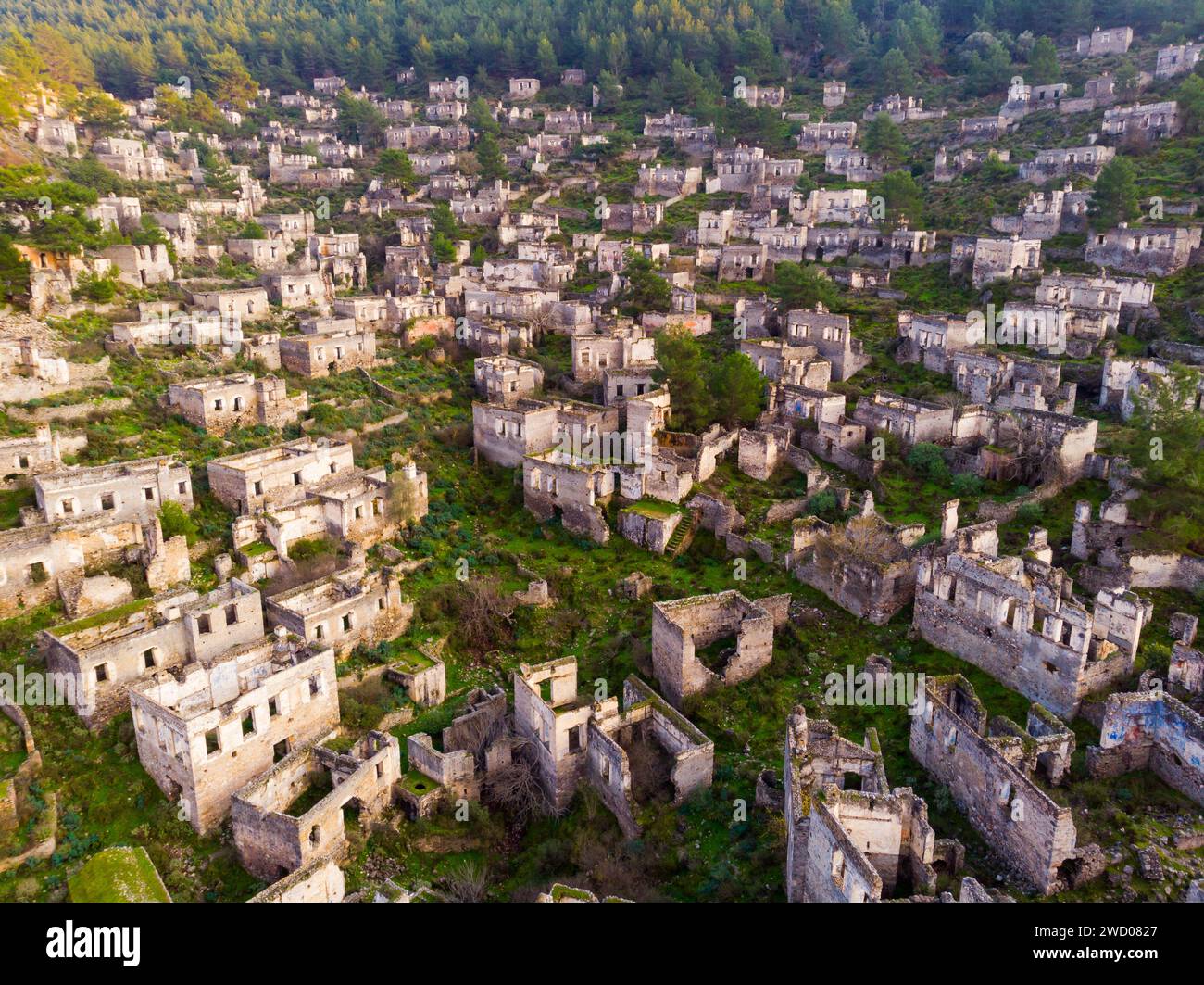 Kayakoy aerial hi-res stock photography and images - Alamy