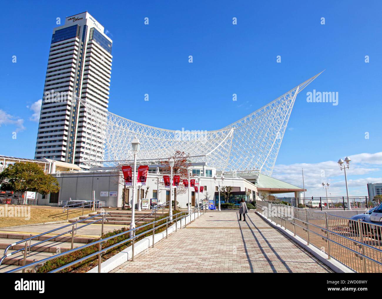 Kobe Maritime Museum in Meriken Park the city of Kobe, Hyogo Prefecture ...