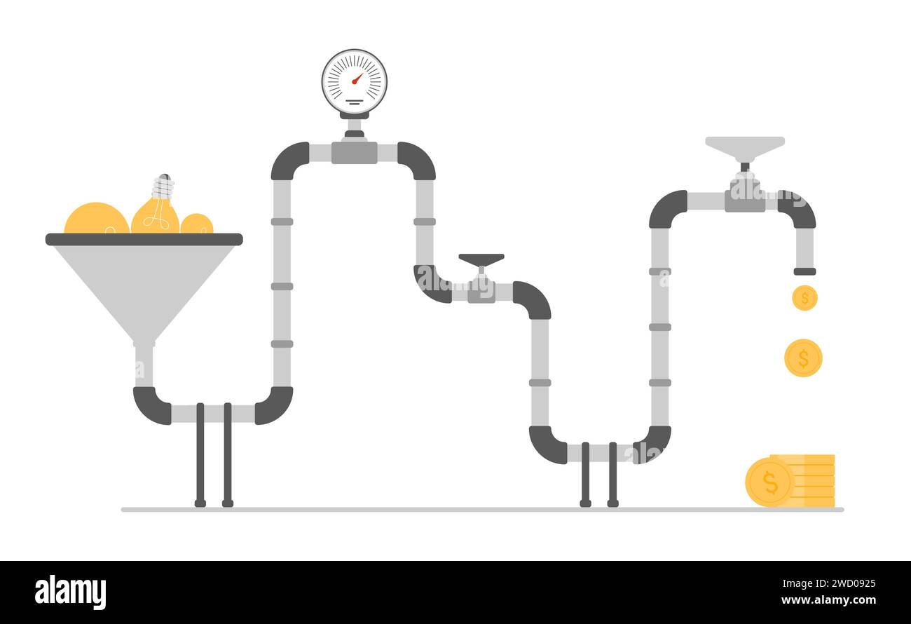 Conversion creative ideas into money with innovation machine, startup ...