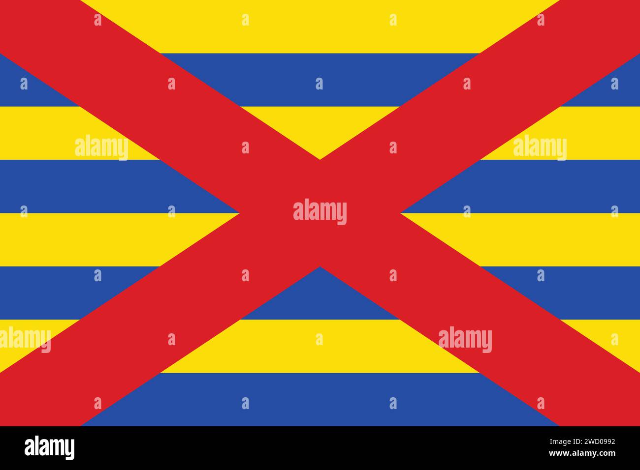 Flag of BEVEREN, BELGIUM Stock Vector Image & Art - Alamy