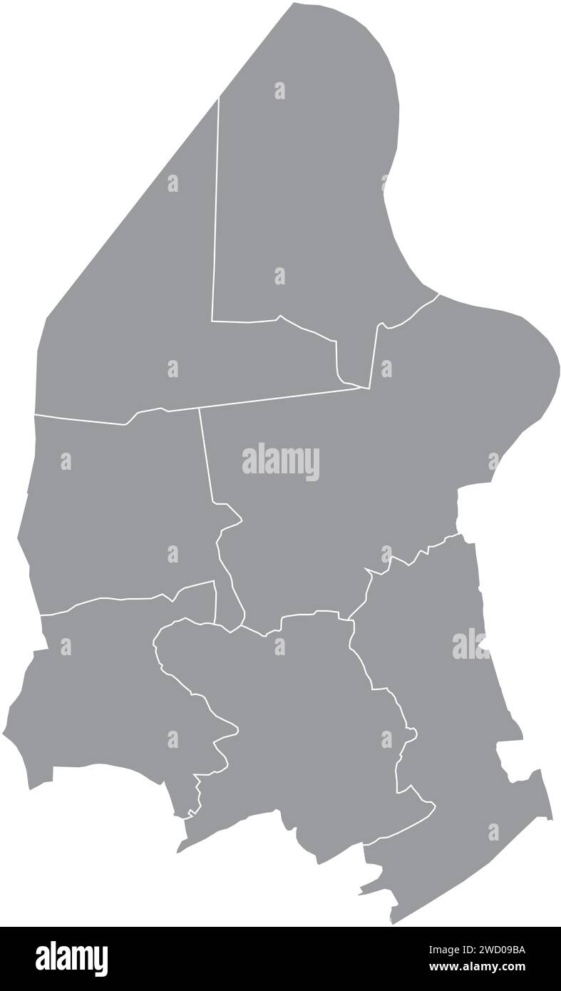 Grey municipalities map of BEVEREN, BELGIUM Stock Vector Image & Art ...