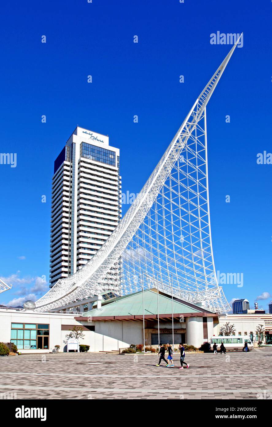 Kobe Maritime Museum in Meriken Park the city of Kobe, Hyogo Prefecture ...