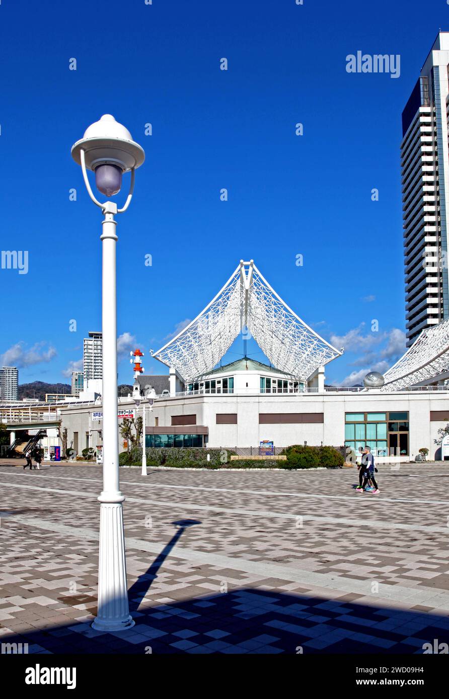 Kobe Maritime Museum in Meriken Park the city of Kobe, Hyogo Prefecture ...