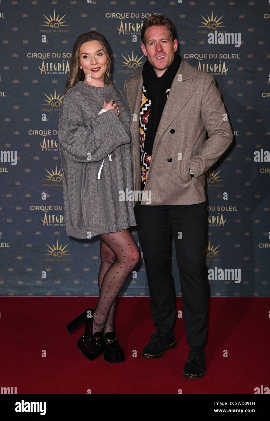 London, UK. January 17th, 2024. Candice Brown and boyfriend Nicky ...