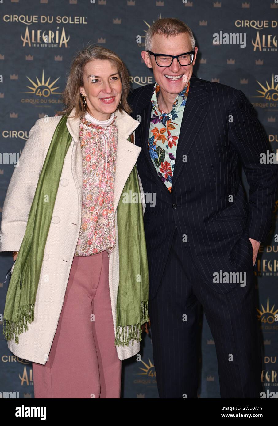 London, UK. January 17th, 2024. Rachel Schofield and Jeremy Vine ...