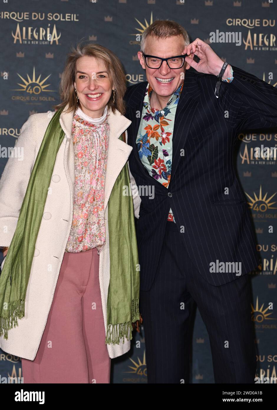 London, UK. January 17th, 2024. Rachel Schofield and Jeremy Vine ...