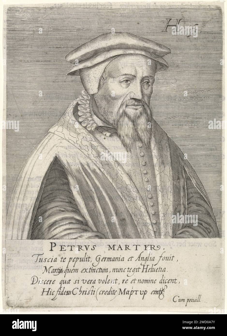Portrait pietro martire vermigli famous reformers hi-res stock ...