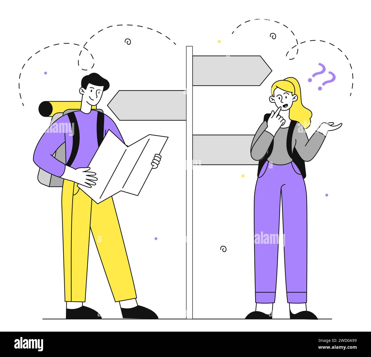 Wayfinding person hi-res stock photography and images - Alamy