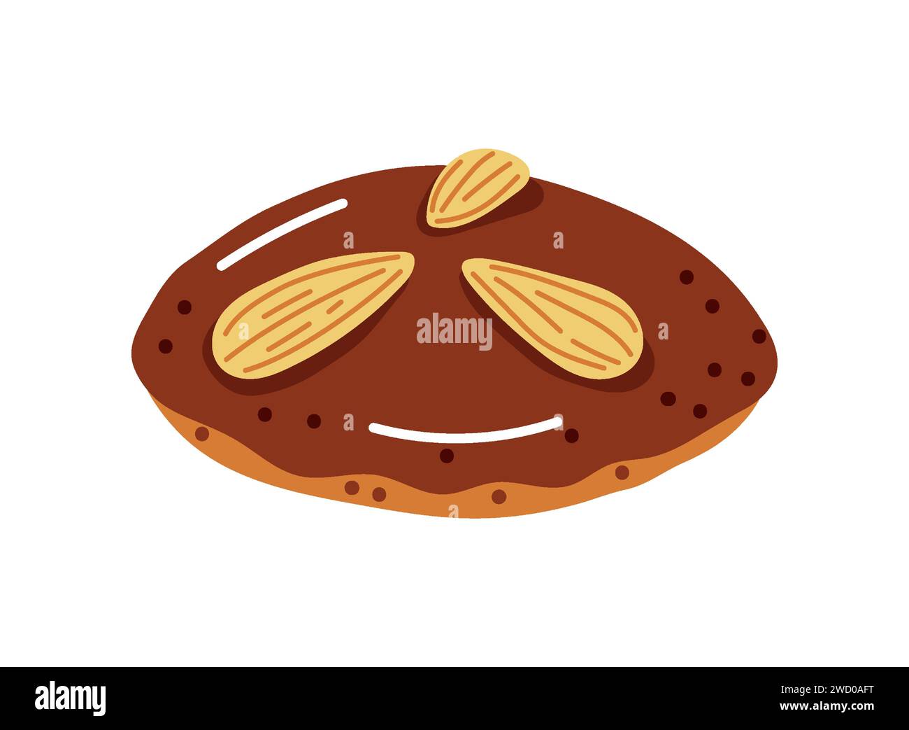 Lebkuchen german traditional cookies for winter,advent time.Vector ...