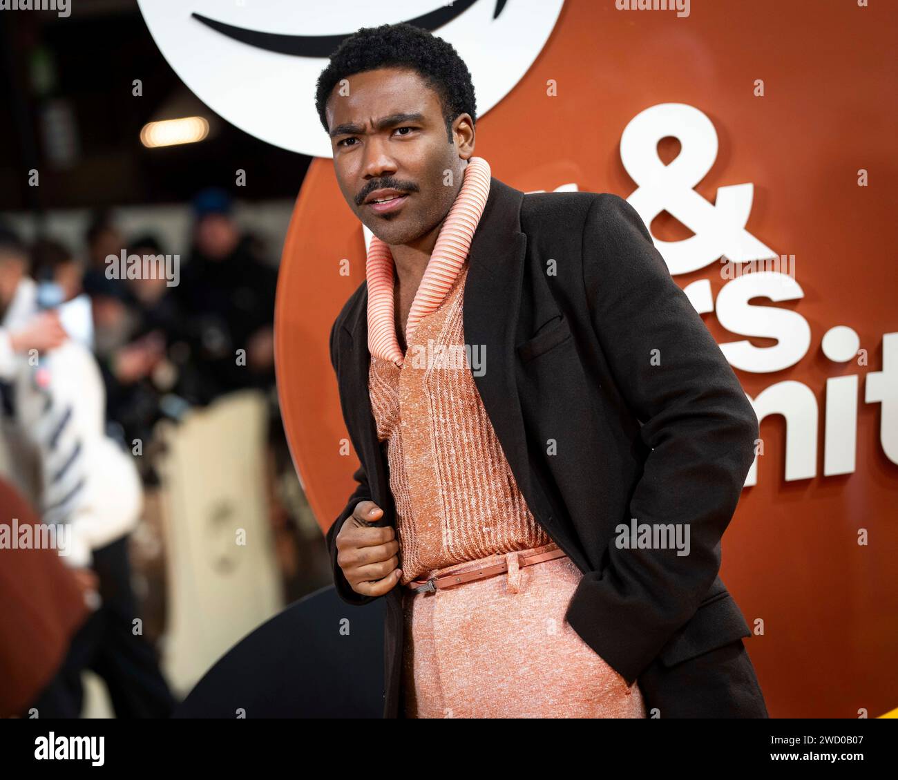 Donald Glover poses for photographers upon arrival at the premiere of ...