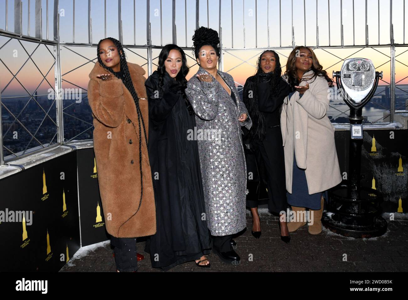 New York, USA. 17th Jan, 2024. Novi Brown, KJ Smith, Crystal Renee ...