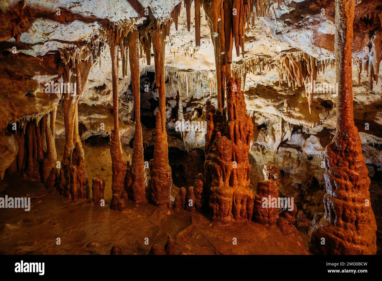 Beautiful natural cave in Adygea Stock Photo - Alamy