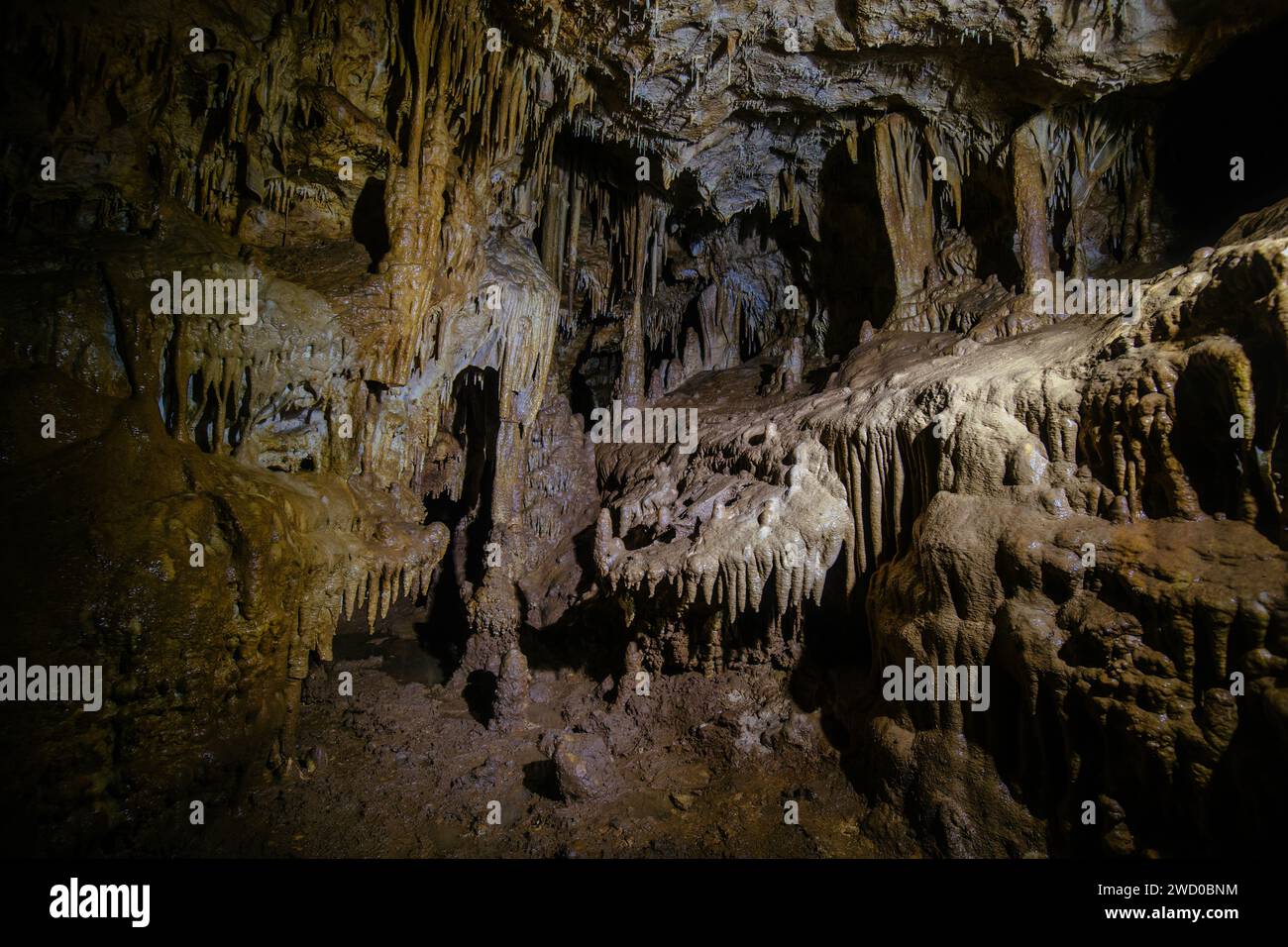 Beautiful natural cave in Adygea Stock Photo - Alamy