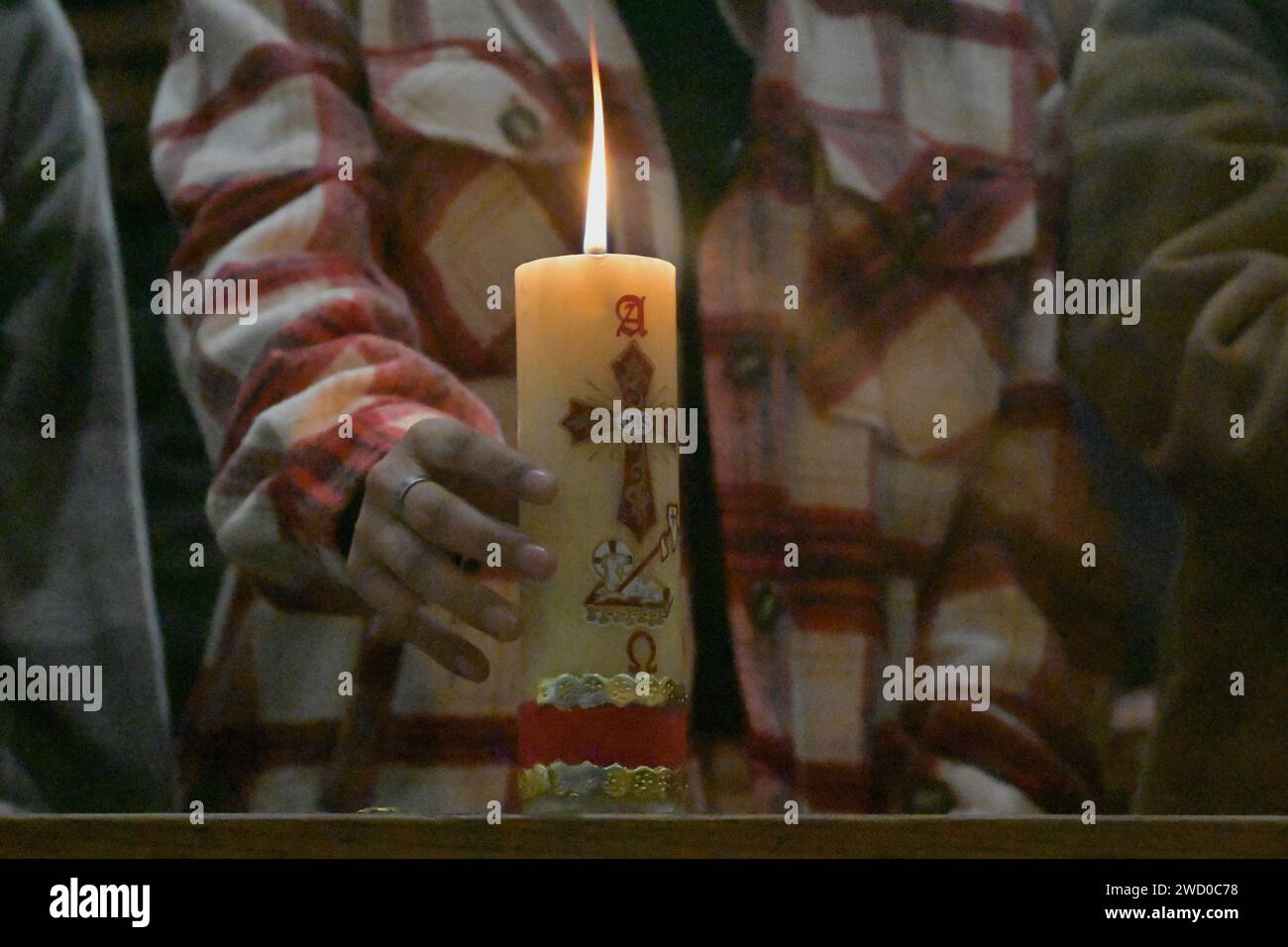 Tijuana, Baja California, Mexico. 17th Jan, 2024. Family, friends and ...