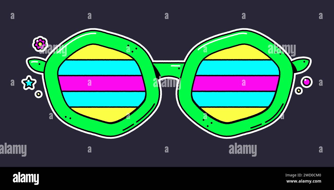 Peace neon retro groovy Stock Vector Images - Alamy