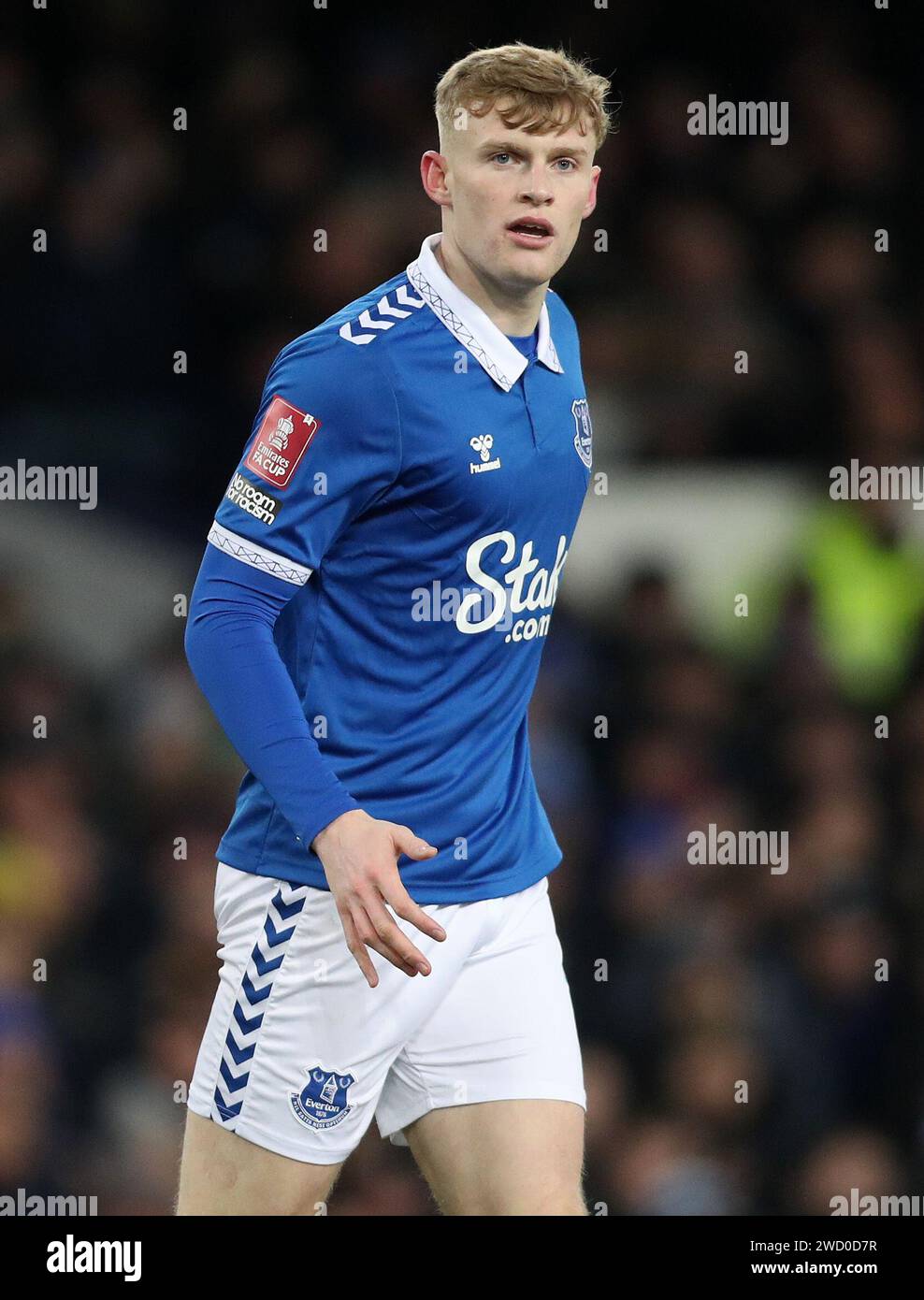 Goodison Park, Liverpool, UK. 17th Jan, 2024. FA Cup Third Round Replay ...