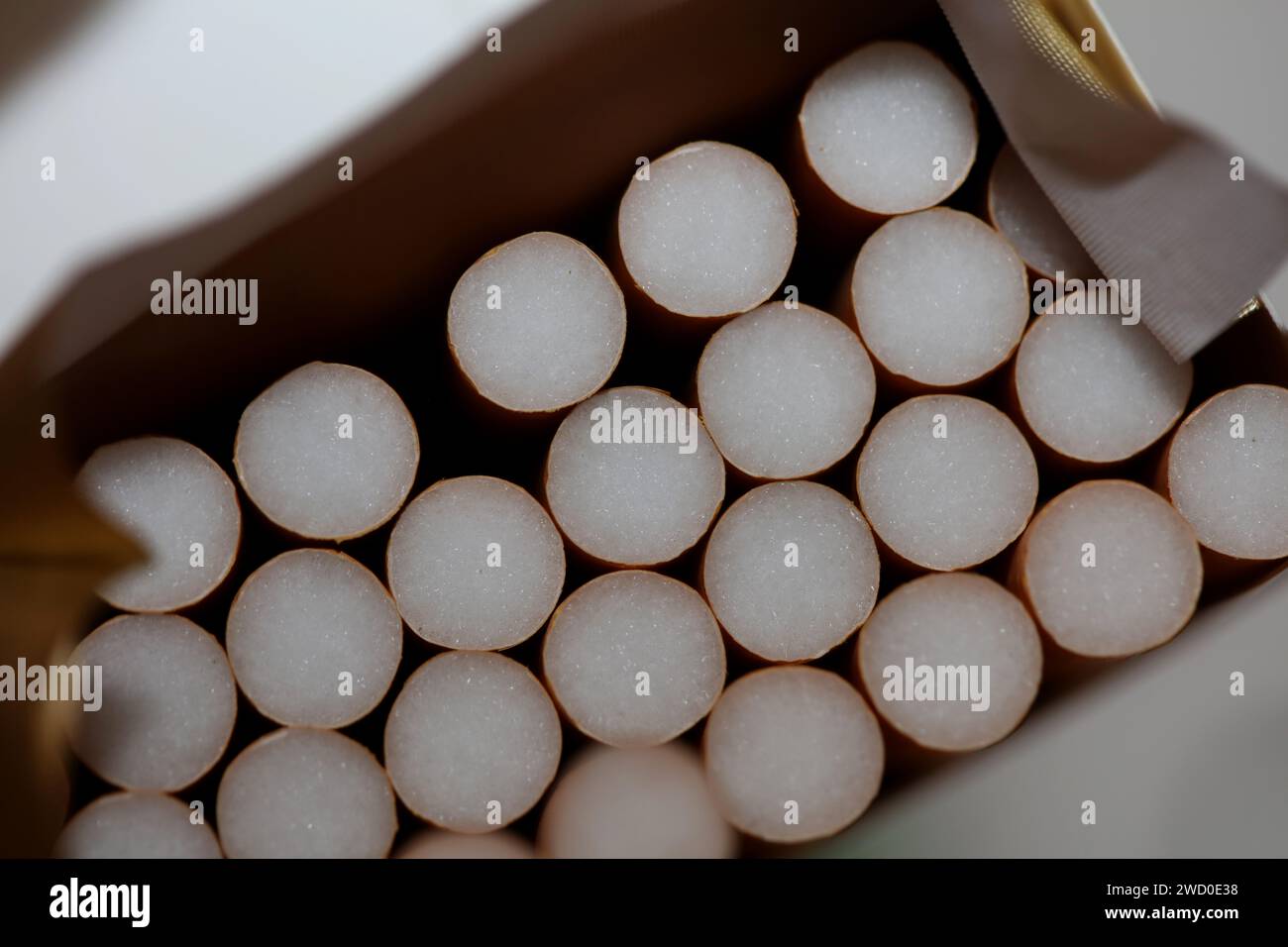 Number of cigarettes isolated tobacco danger close up quit smoking ...