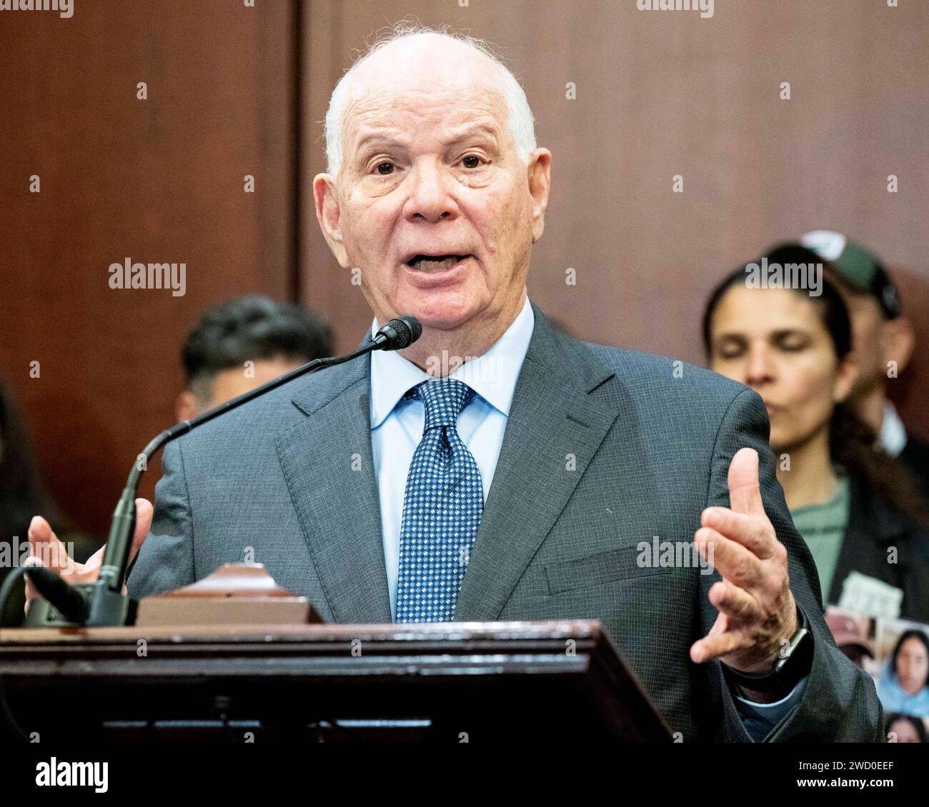 Washington, District Of Columbia, USA. 17th Jan, 2024. U.S. Senator BEN ...