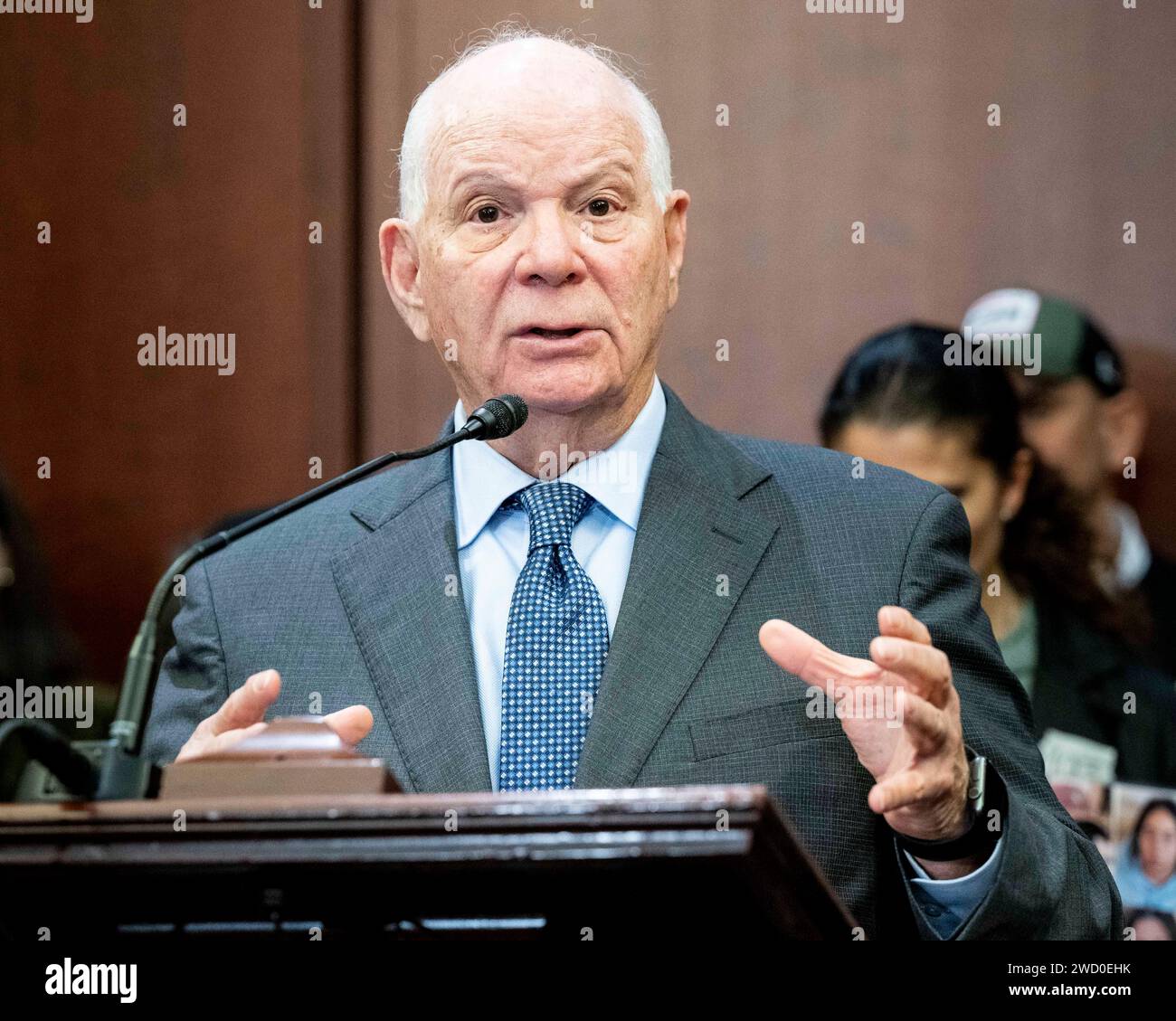 Washington, District Of Columbia, USA. 17th Jan, 2024. U.S. Senator BEN ...