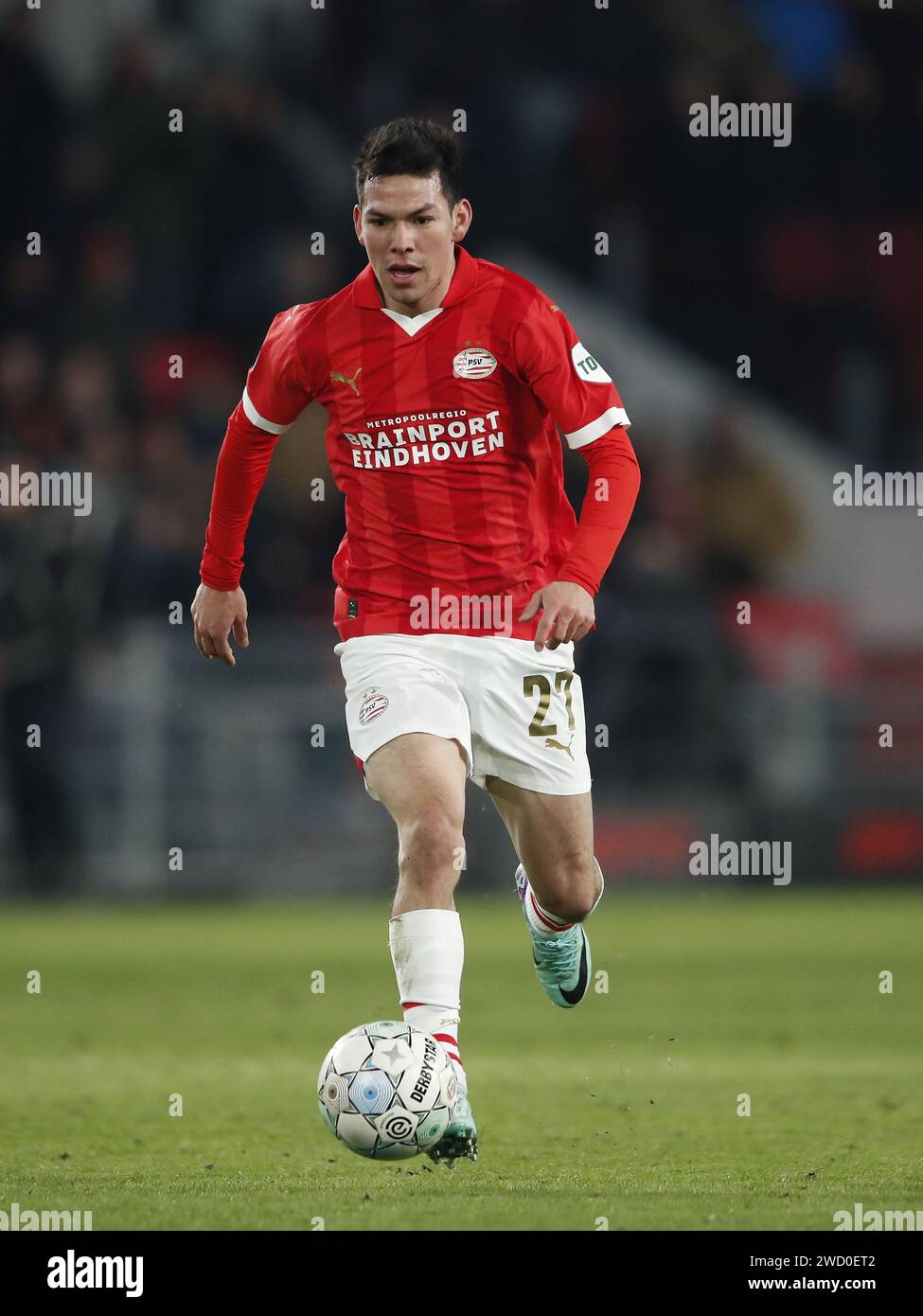 EINDHOVEN - Hirving Lozano of PSV Eindhoven during the 2nd round of the ...