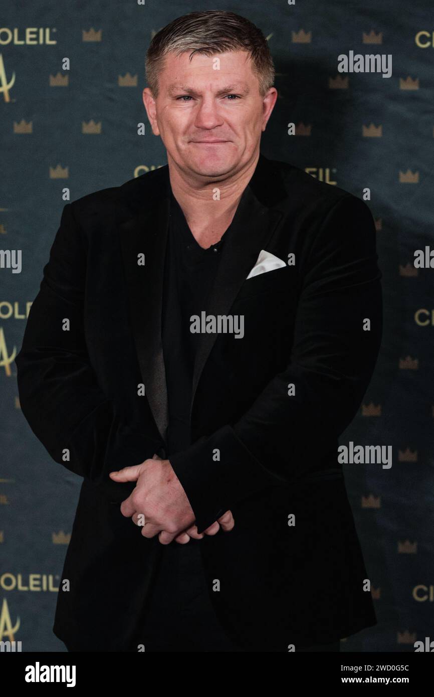 London, UK. 17th Jan, 2024. Ricky Hatton arriving for the premiere of ...