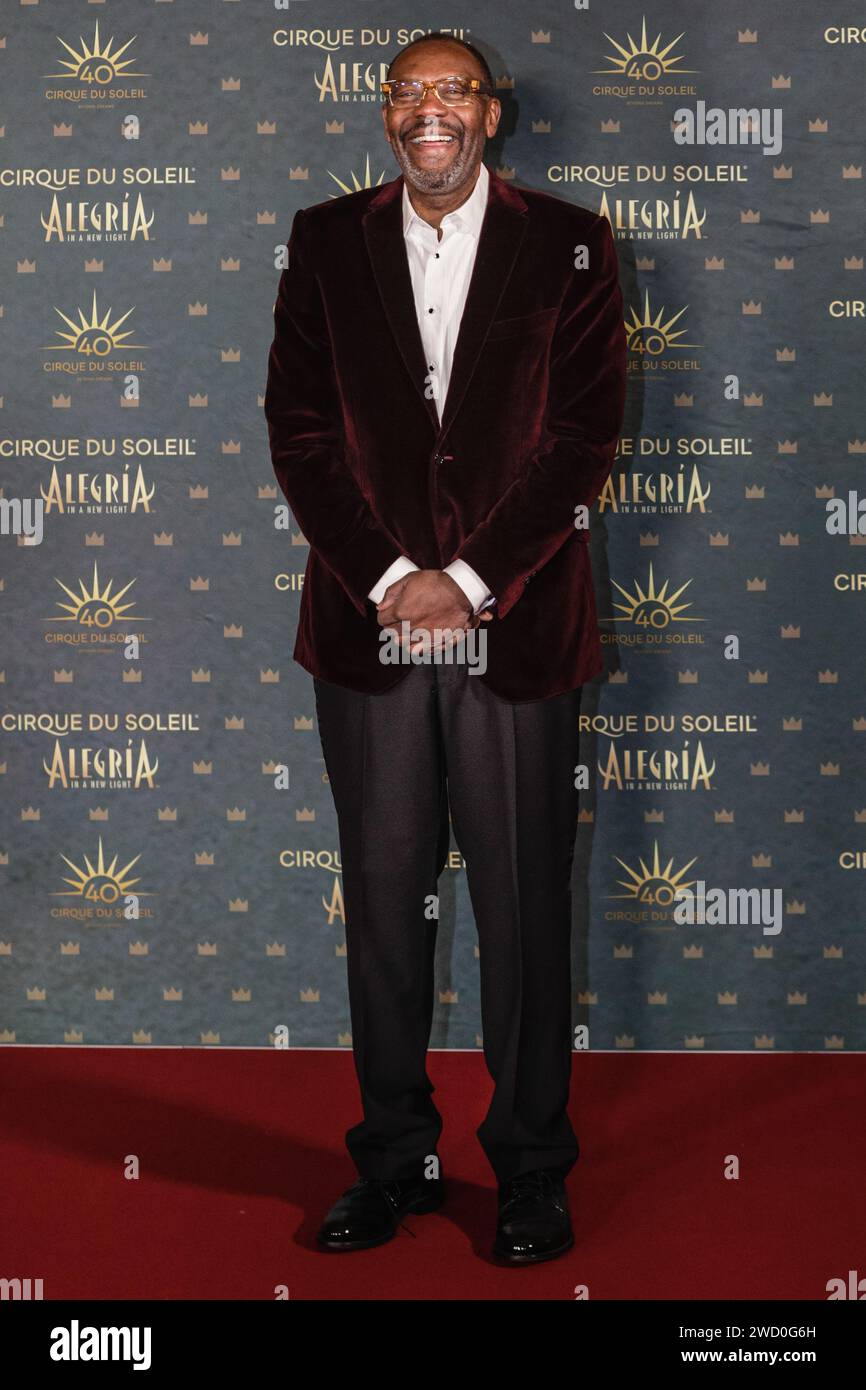 London, UK. 17th Jan, 2024. Sir Lenny Henry arriving for the premiere ...