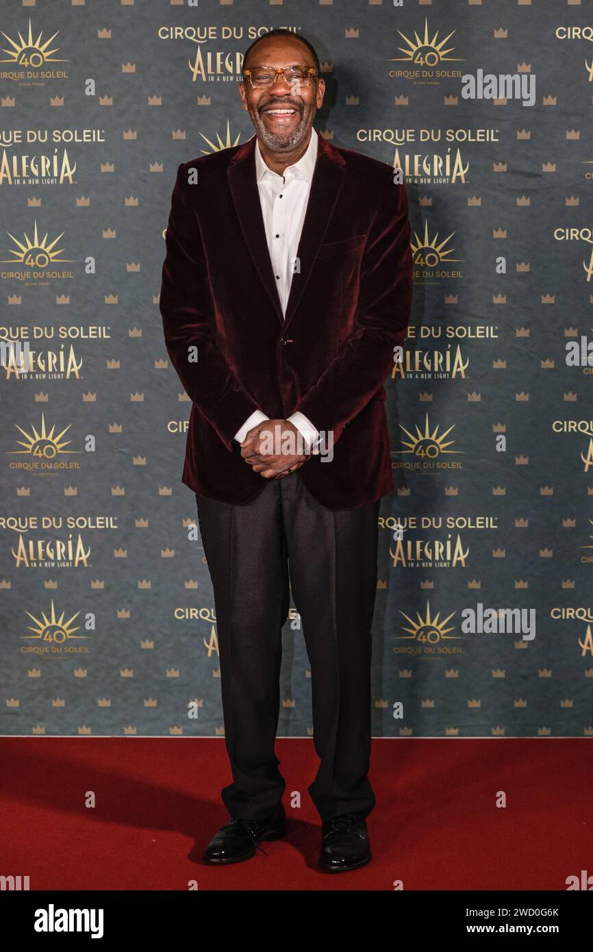 London, UK. 17th Jan, 2024. Sir Lenny Henry arriving for the premiere ...