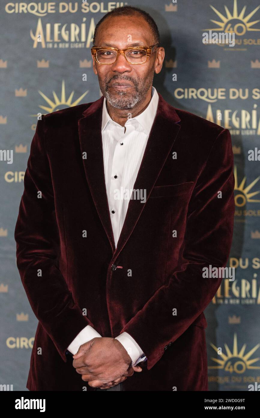 London, UK. 17th Jan, 2024. Sir Lenny Henry arriving for the premiere ...