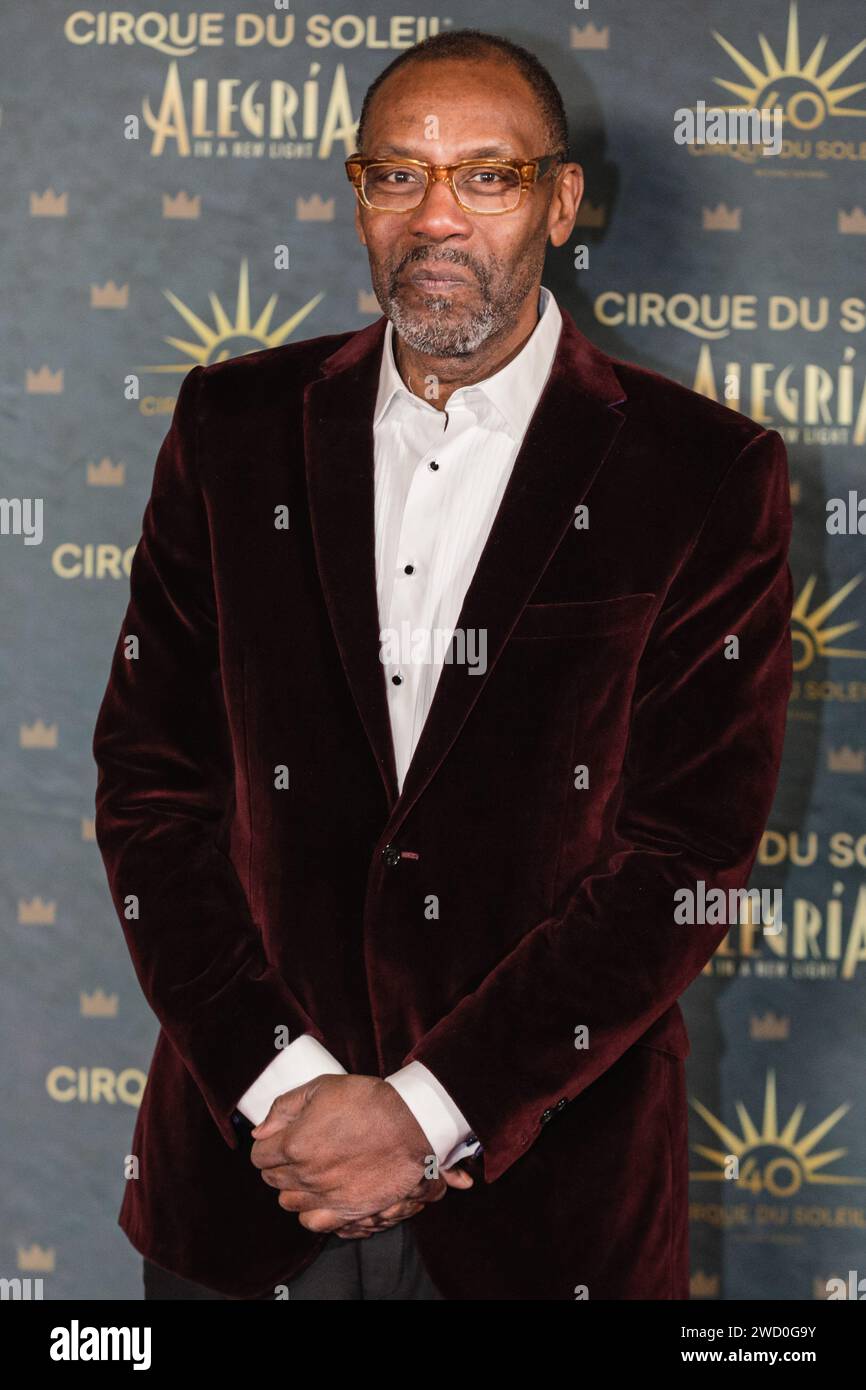 London, UK. 17th Jan, 2024. Sir Lenny Henry arriving for the premiere ...