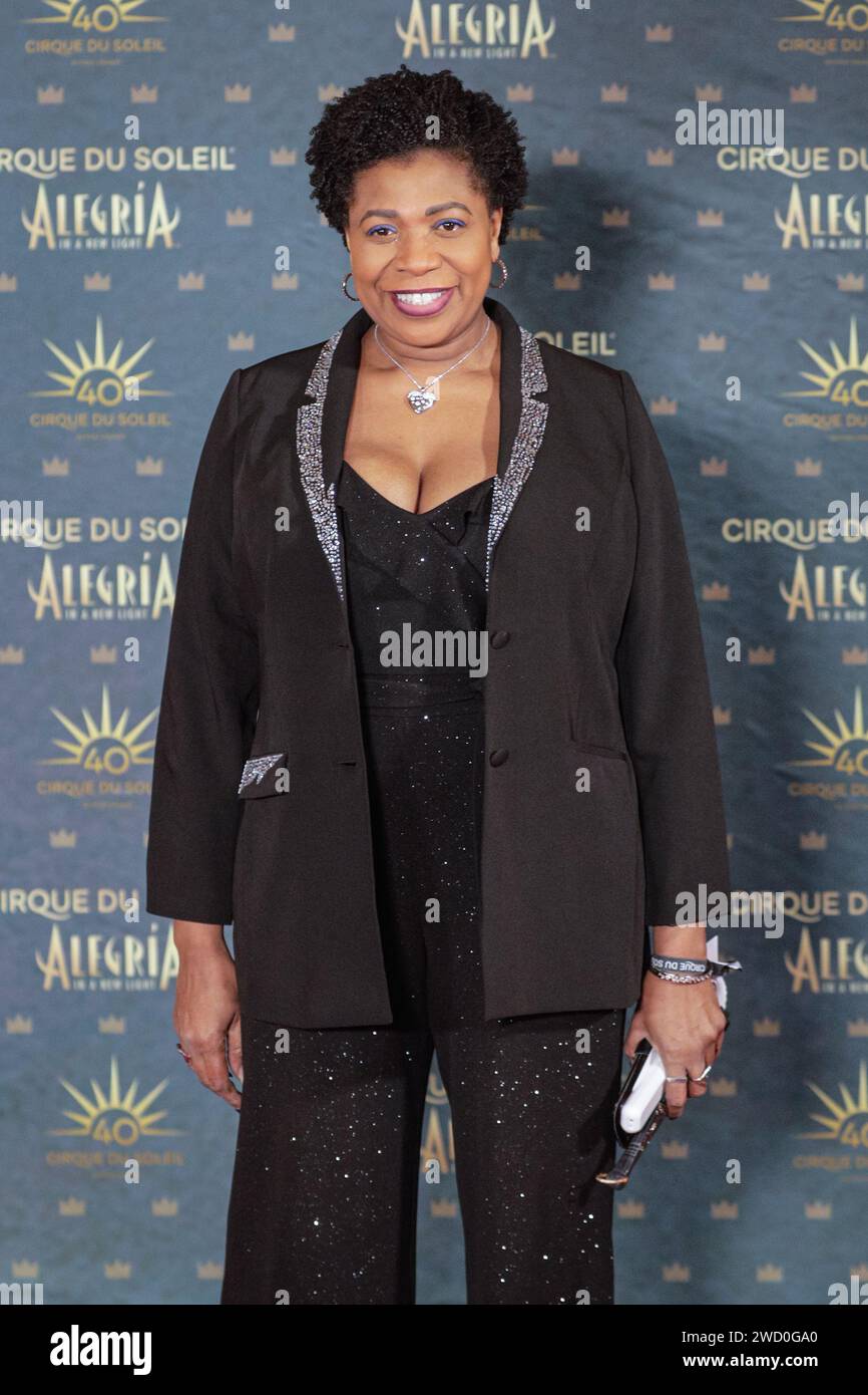 London, UK. 17th Jan, 2024. Brenda Edwards arriving for the premiere of ...