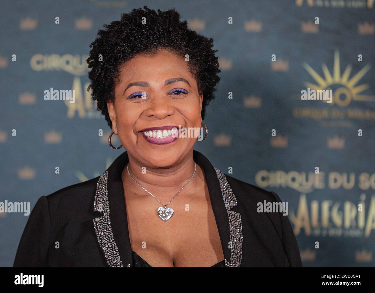 London, UK. 17th Jan, 2024. Brenda Edwards arriving for the premiere of ...