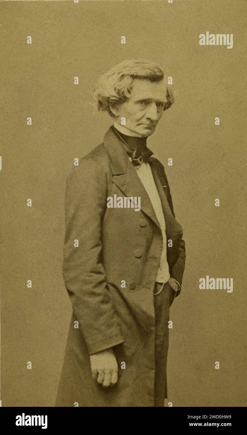 1863 c. , Paris , FRANCE : The french music composer HECTOR BERLIOZ ( 1803 - 1869 ). Photo by ...
