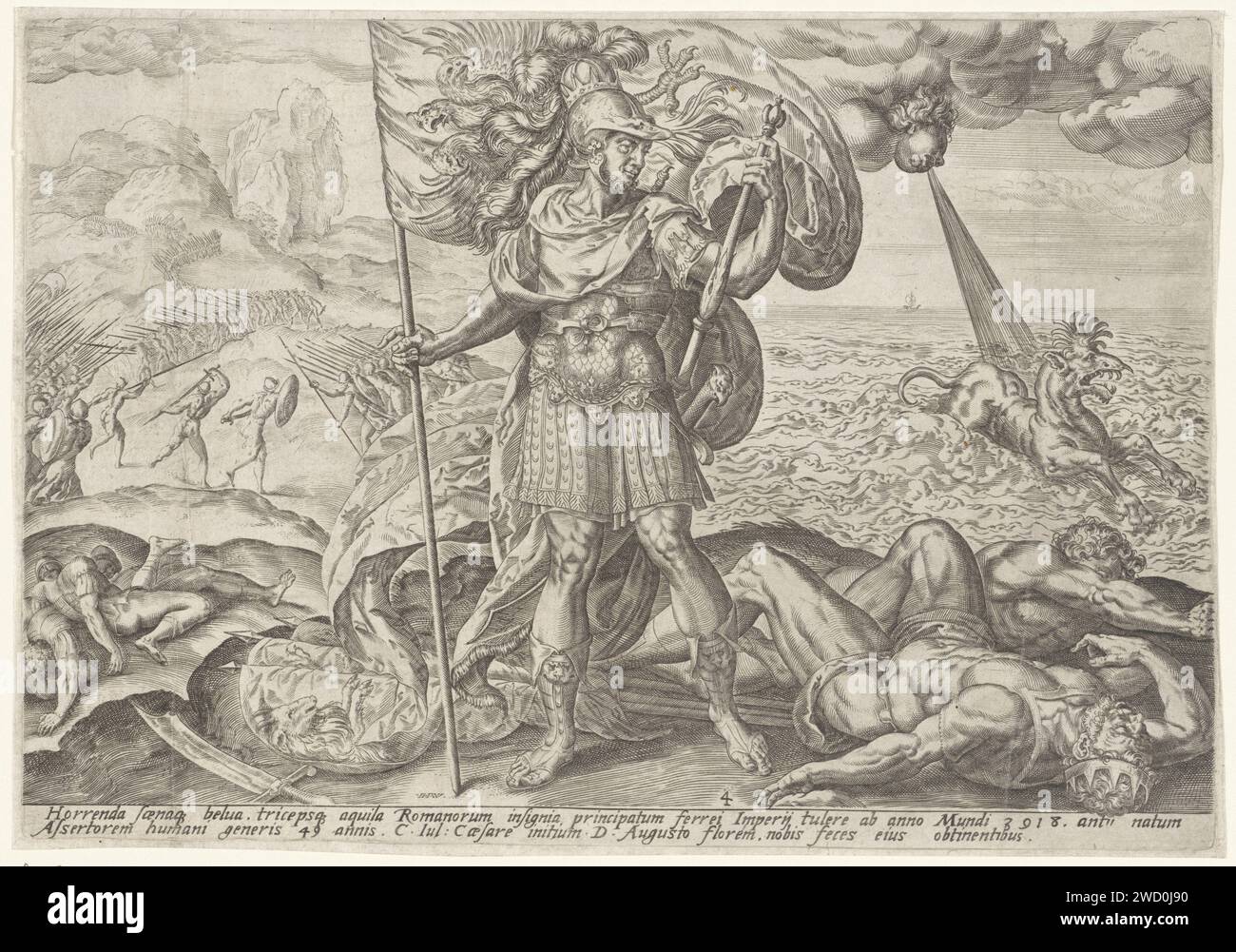 The Roman Empire, Johannes Wierix, After Gerard van Groeningen, 1559 ...