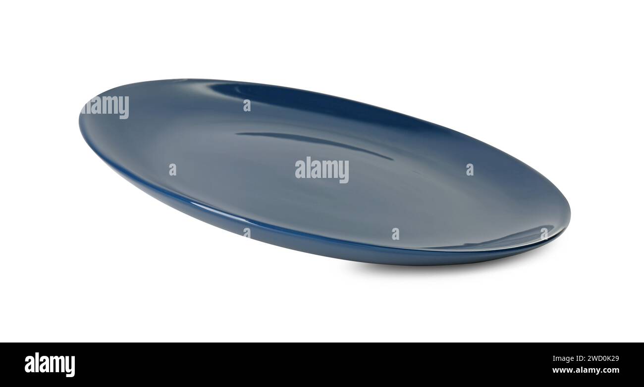 Empty navy blue plate hi-res stock photography and images - Alamy