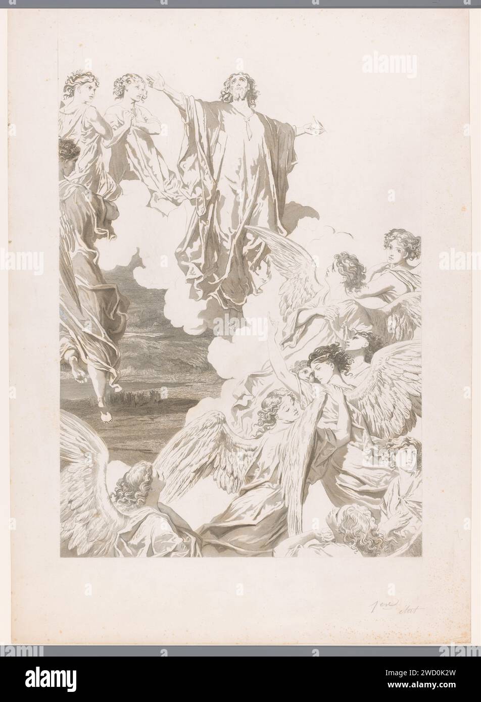Hemelvaart, Gustave Joseph Biot, after Gustave Doré, 1843 - 1905 print paper engraving / etching ...