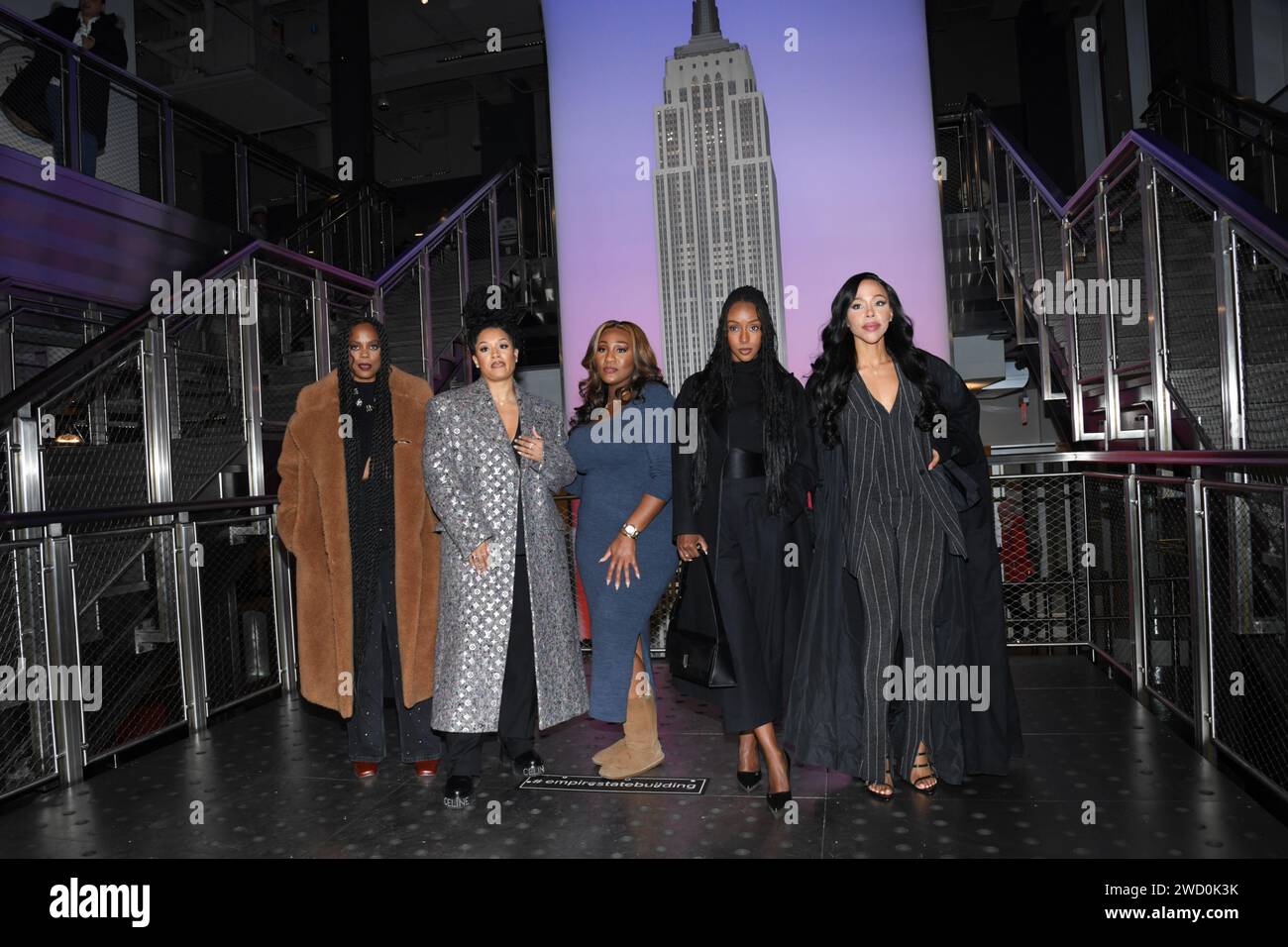New York, USA. 17th Jan, 2024. Novi Brown, Crystal Renee Hayslett ...