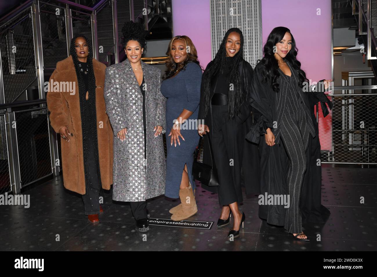 New York, USA. 17th Jan, 2024. Novi Brown, Crystal Renee Hayslett ...