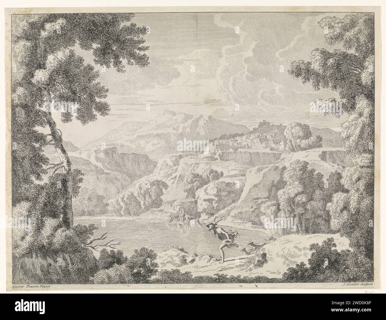 Actaeon is turned into a deer by the bathing Diana, Johannes Glaber ...