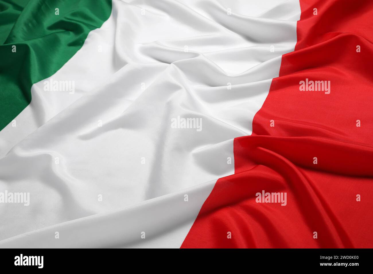 Flag of Italy as background, closeup. National symbol Stock Photo - Alamy