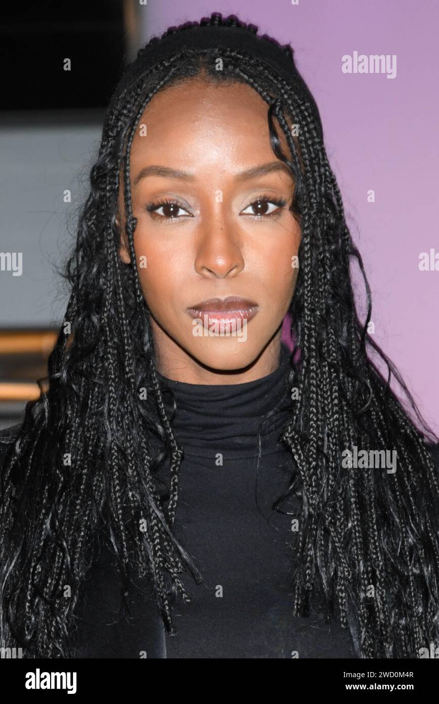 New York, USA. 17th Jan, 2024. Ebony Obsidian from The cast of 'Tyler ...